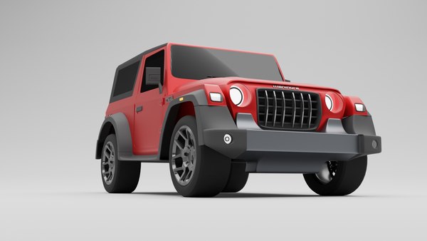 Mahindra Thar 2022 3D model - TurboSquid 1942780