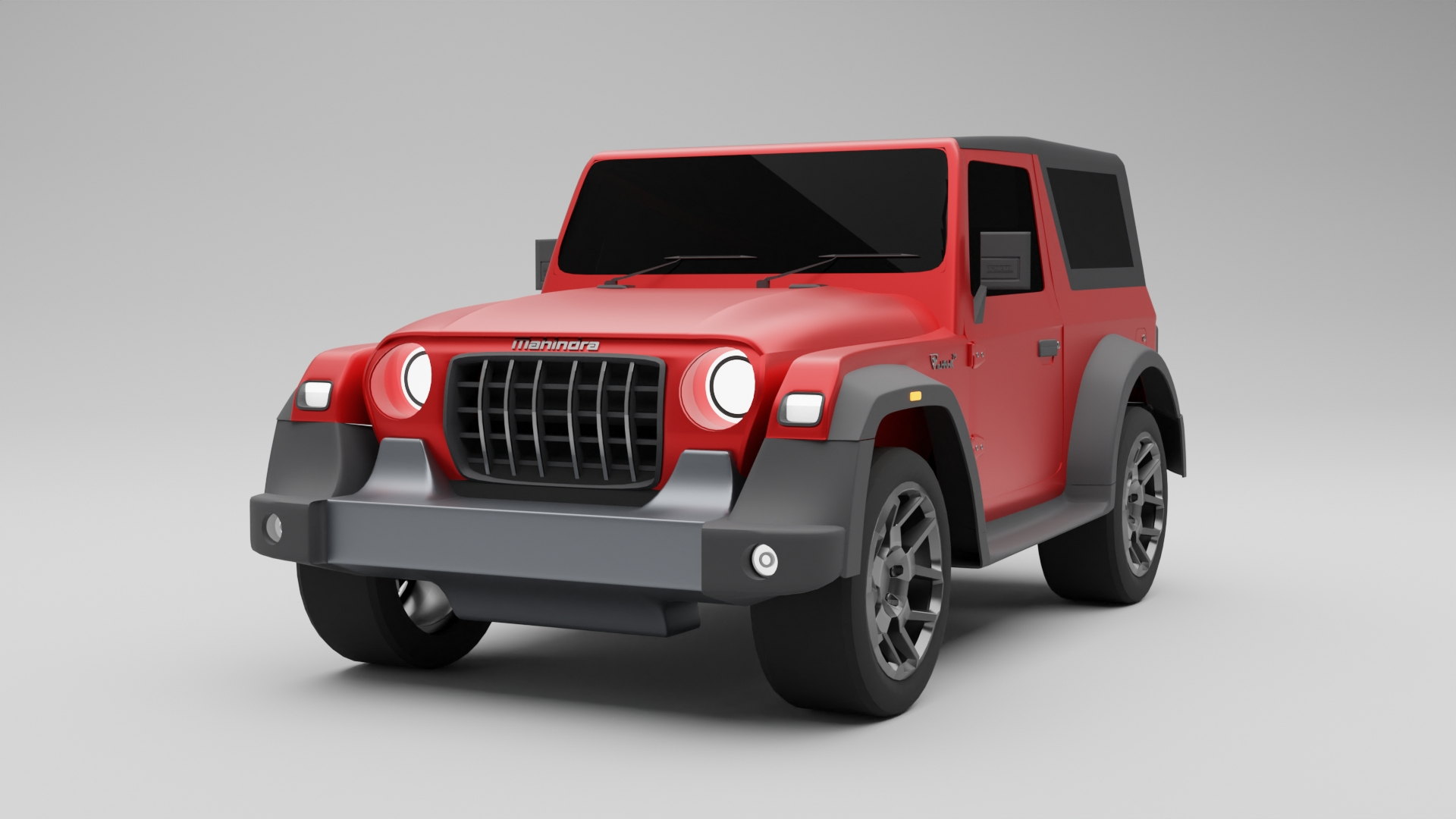 Mahindra Thar 2022 3D model - TurboSquid 1942780