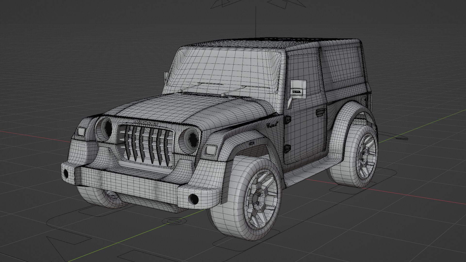 Mahindra Thar 2022 3D Model - TurboSquid 1942780