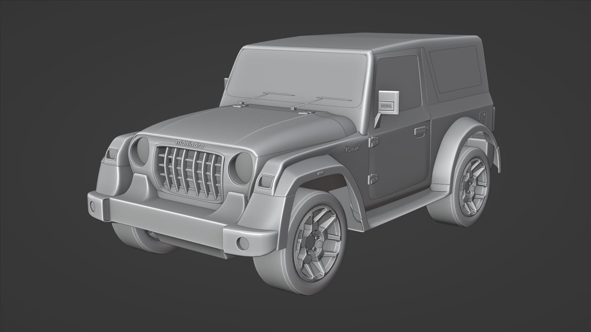 Mahindra Thar 2022 3D Model - TurboSquid 1942780