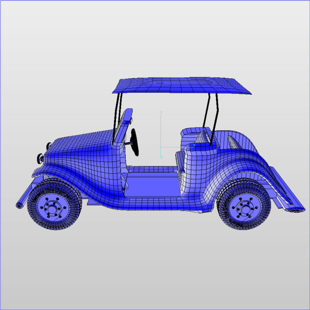 3D Electric Golf Cart - TurboSquid 1603149
