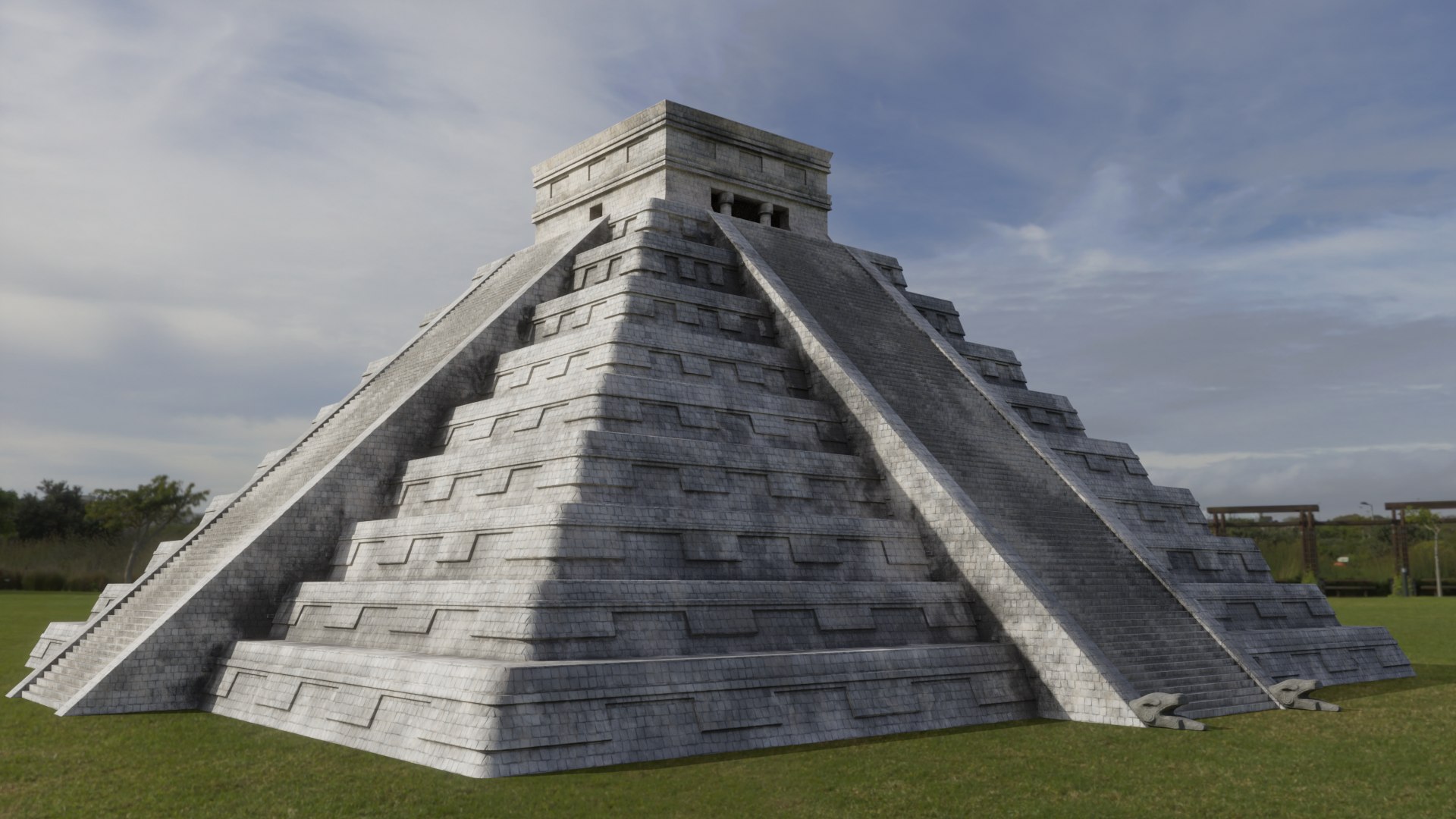 3D Model Chichen Itza Pyramid - TurboSquid 1527871