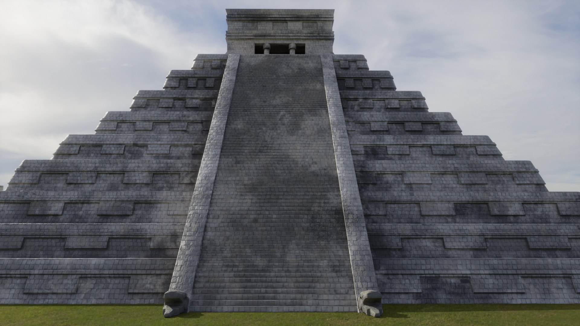 3D Model Chichen Itza Pyramid - TurboSquid 1527871
