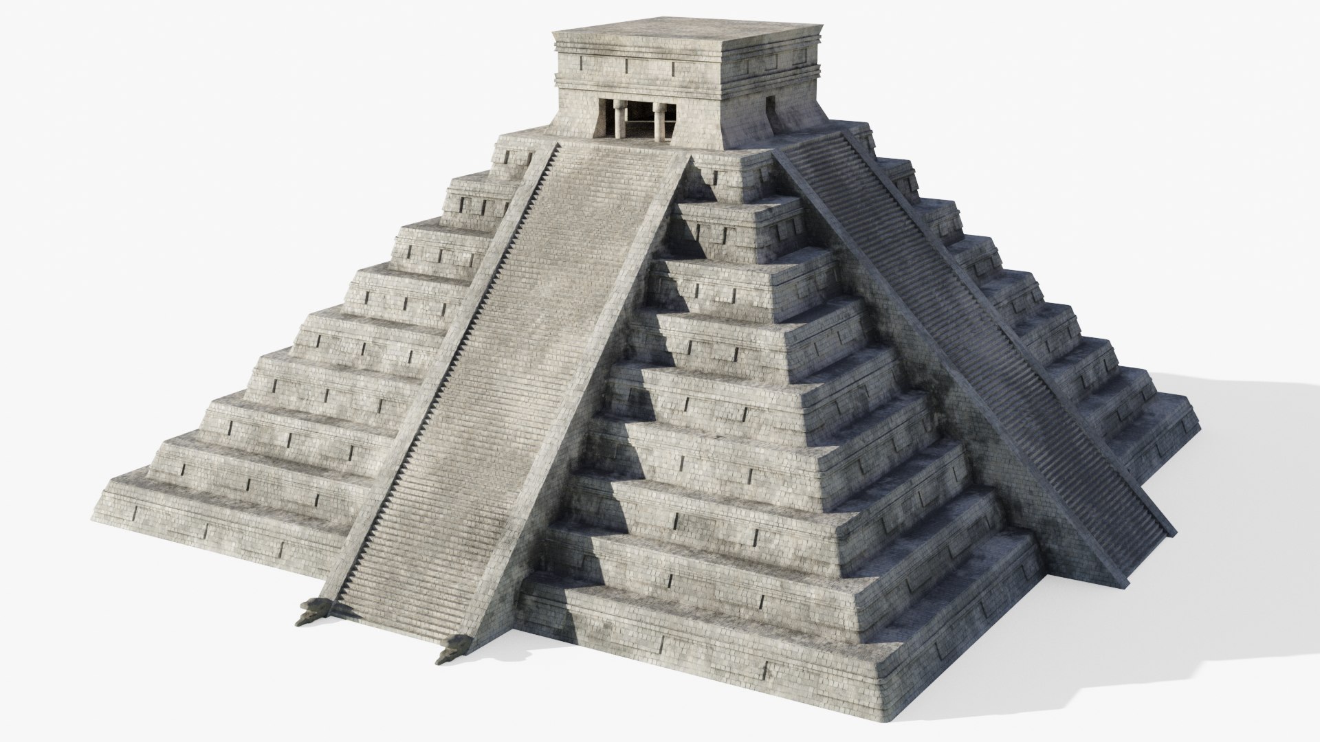 3D Model Chichen Itza Pyramid - TurboSquid 1527871