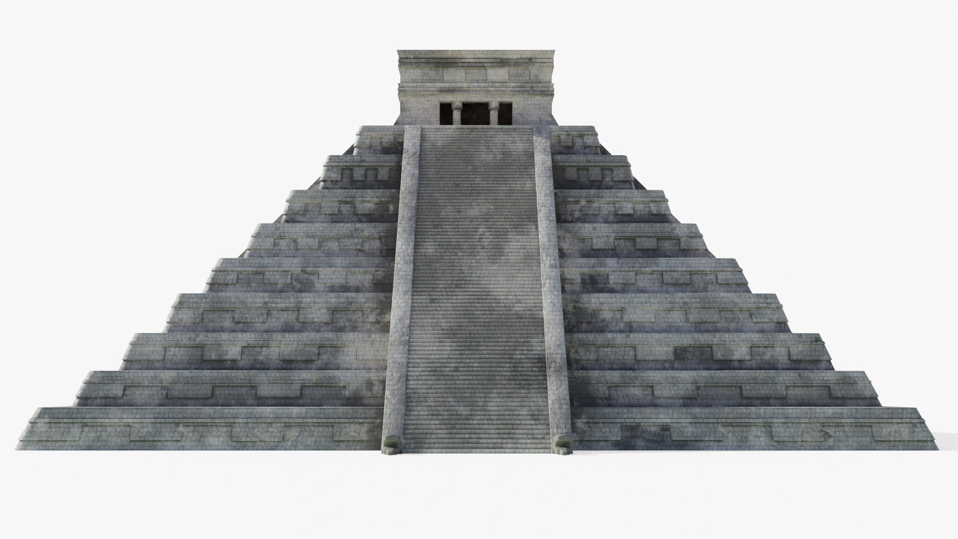 3D Model Chichen Itza Pyramid - TurboSquid 1527871