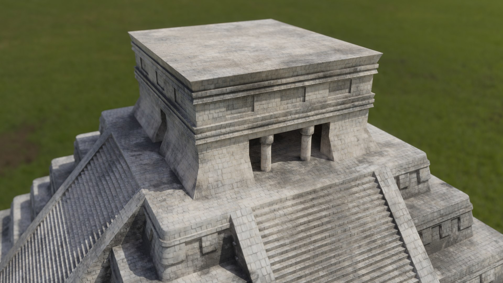 3D Model Chichen Itza Pyramid - TurboSquid 1527871