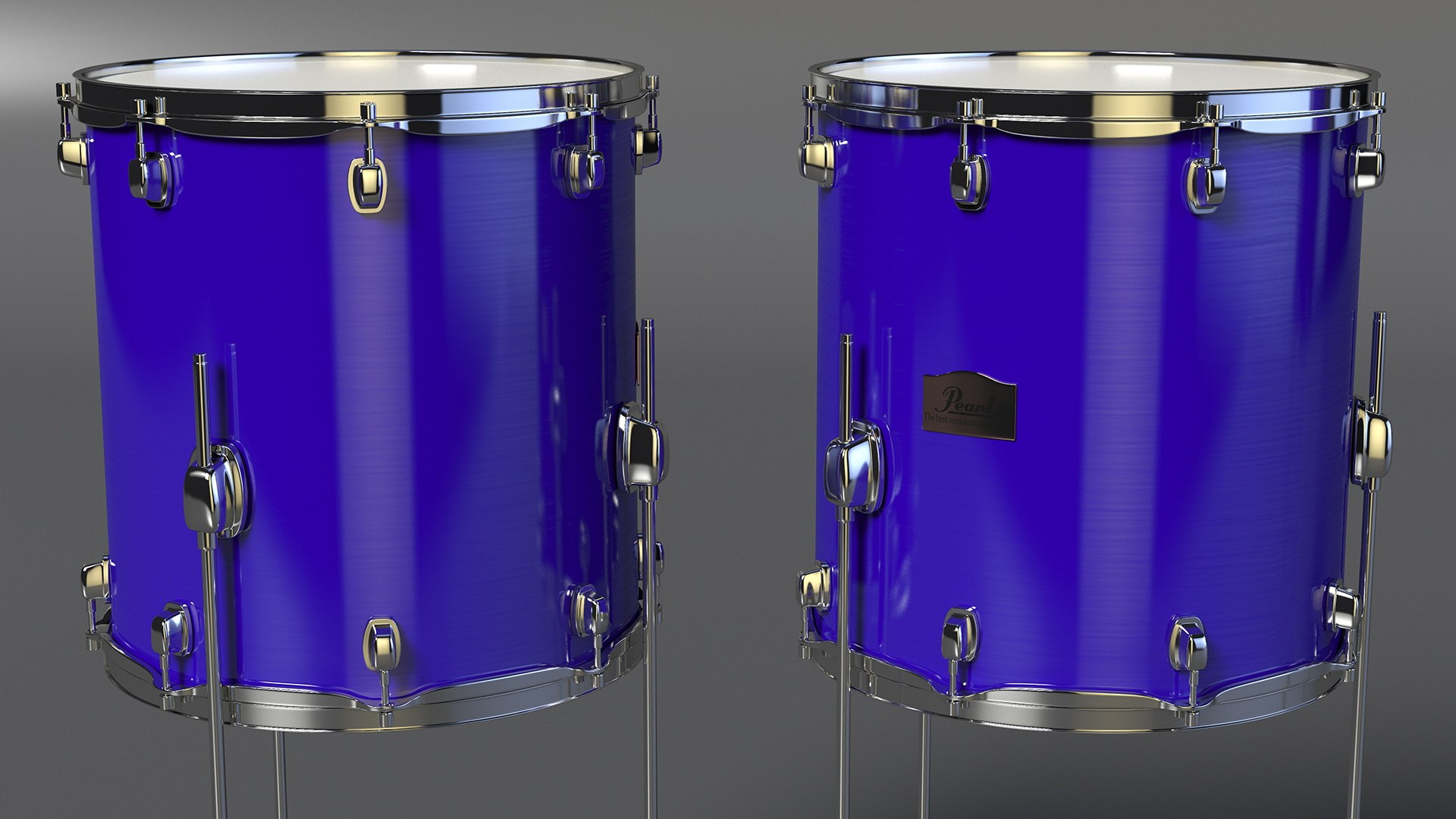 3D Floor Tom Drum - TurboSquid 2160854