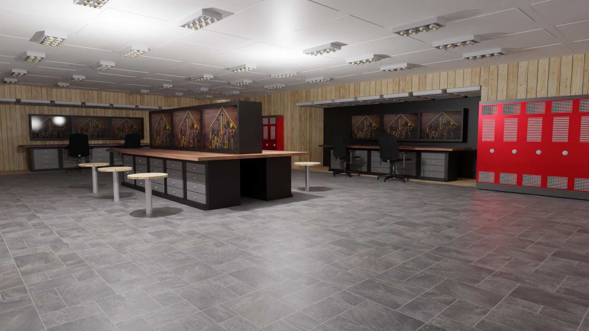 Workshop Interior 3D - TurboSquid 2179227