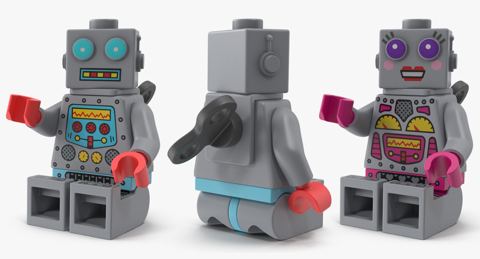 3D Lego Robot Minifigures - TurboSquid 1213431