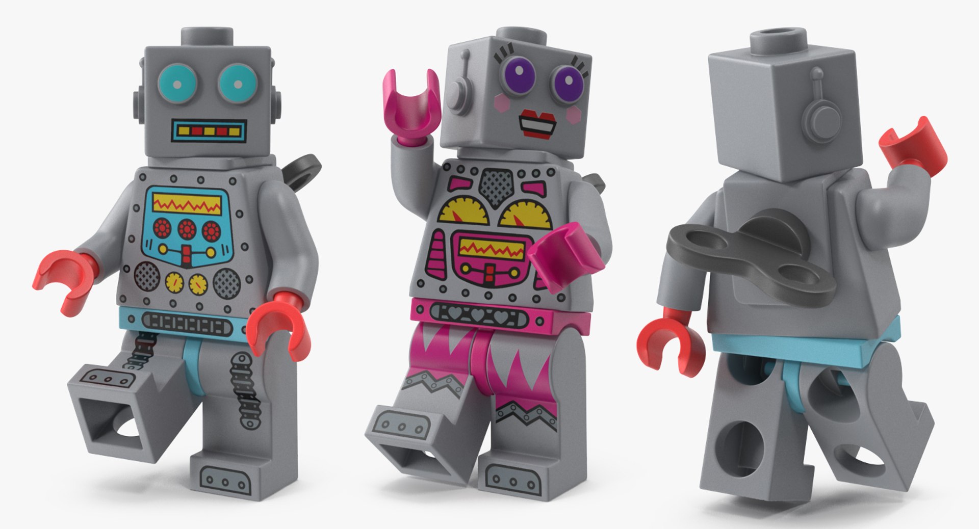3D Lego Robot Minifigures - TurboSquid 1213431