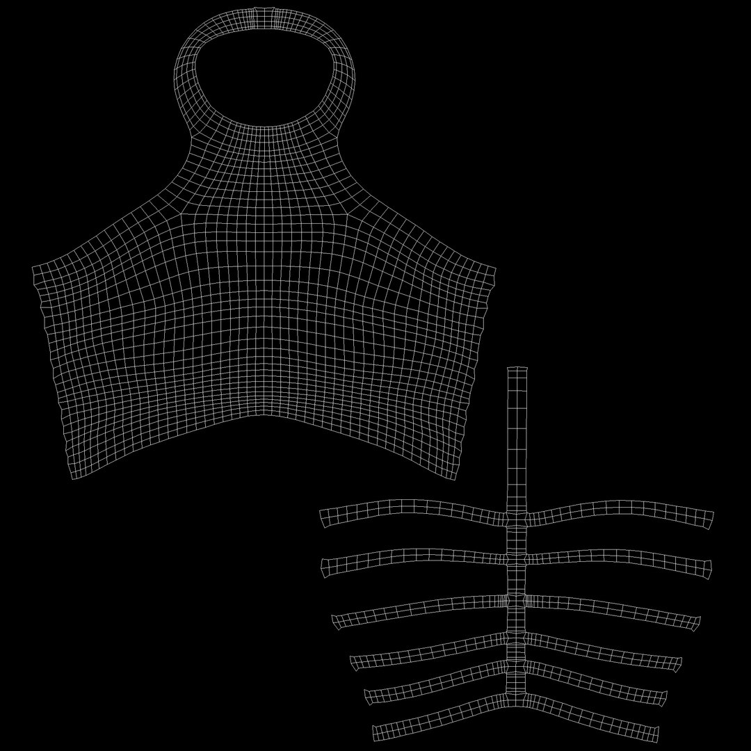 3D Cutout Back Simple Top - TurboSquid 1808946