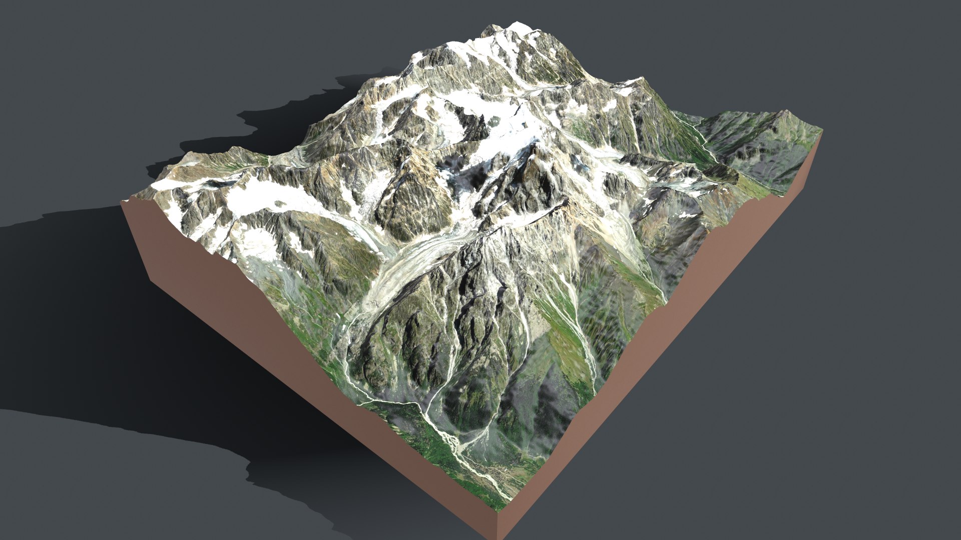 Free Mountain landscape Chalaadi glacier Mestia Svaneti Georgia 3D ...