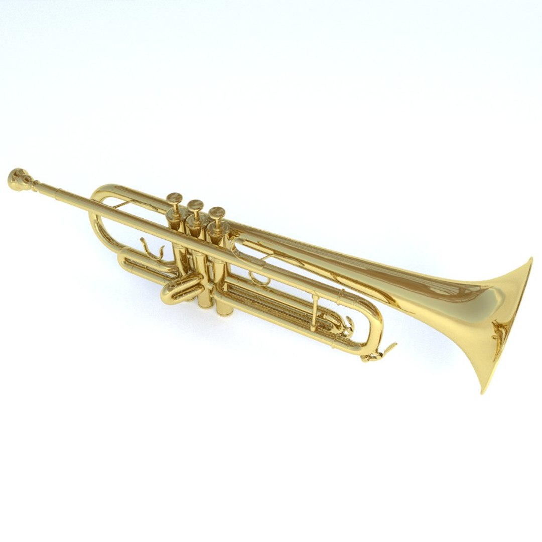 3ds Max Trumpet Yafaray