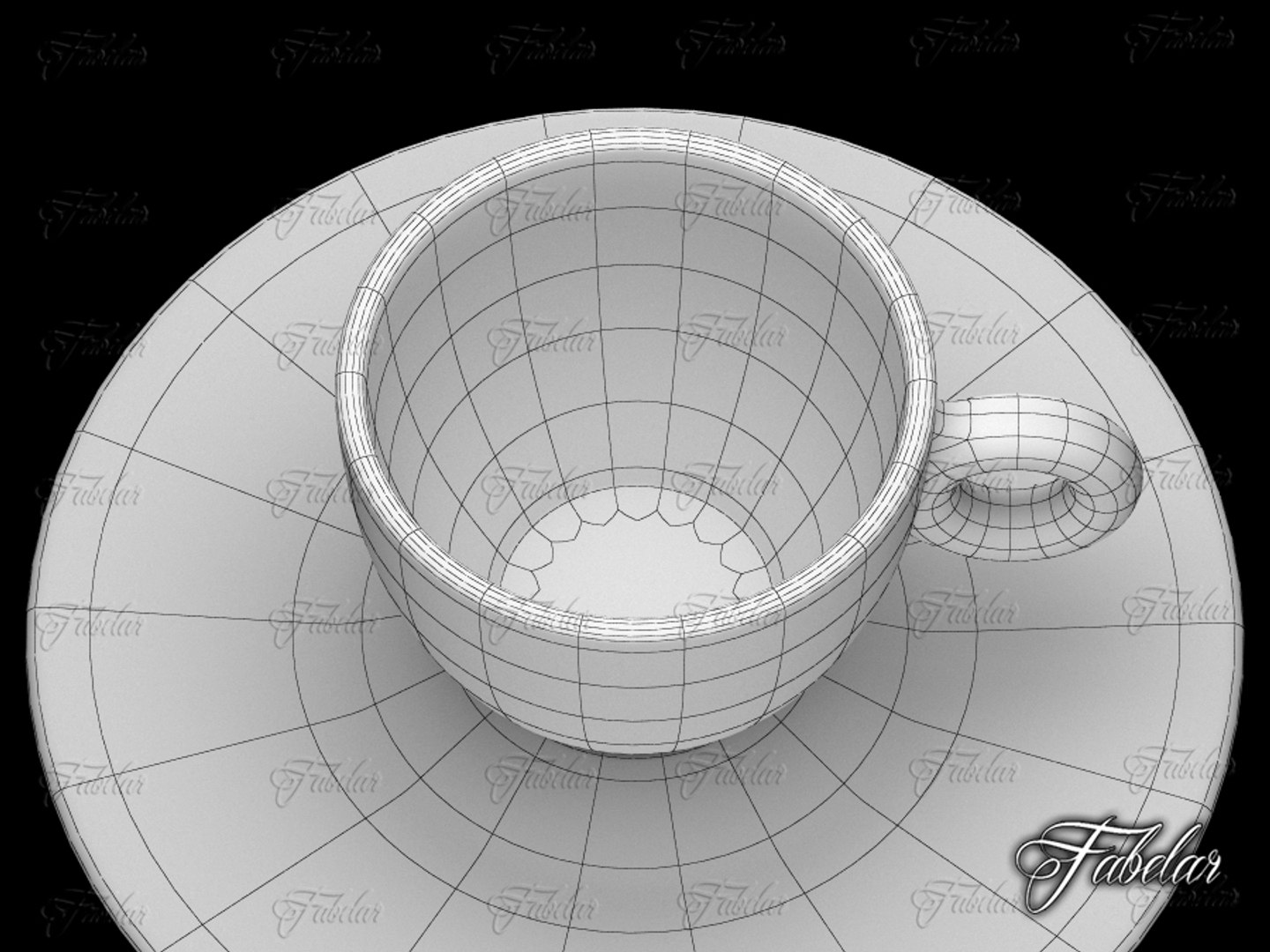 3d model illy coffee cup