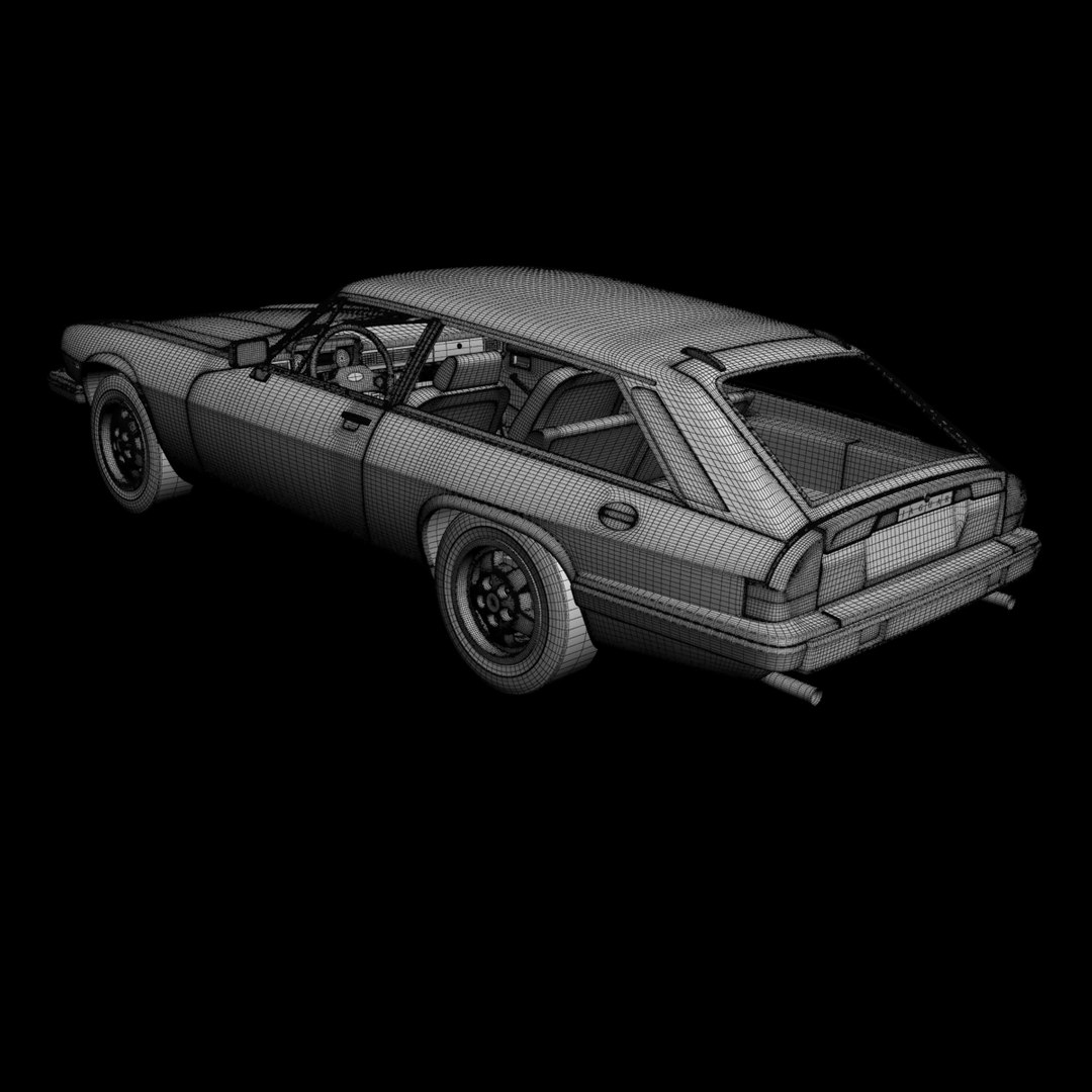 3D Jaguar XJS Lynx Eventer - TurboSquid 2092202