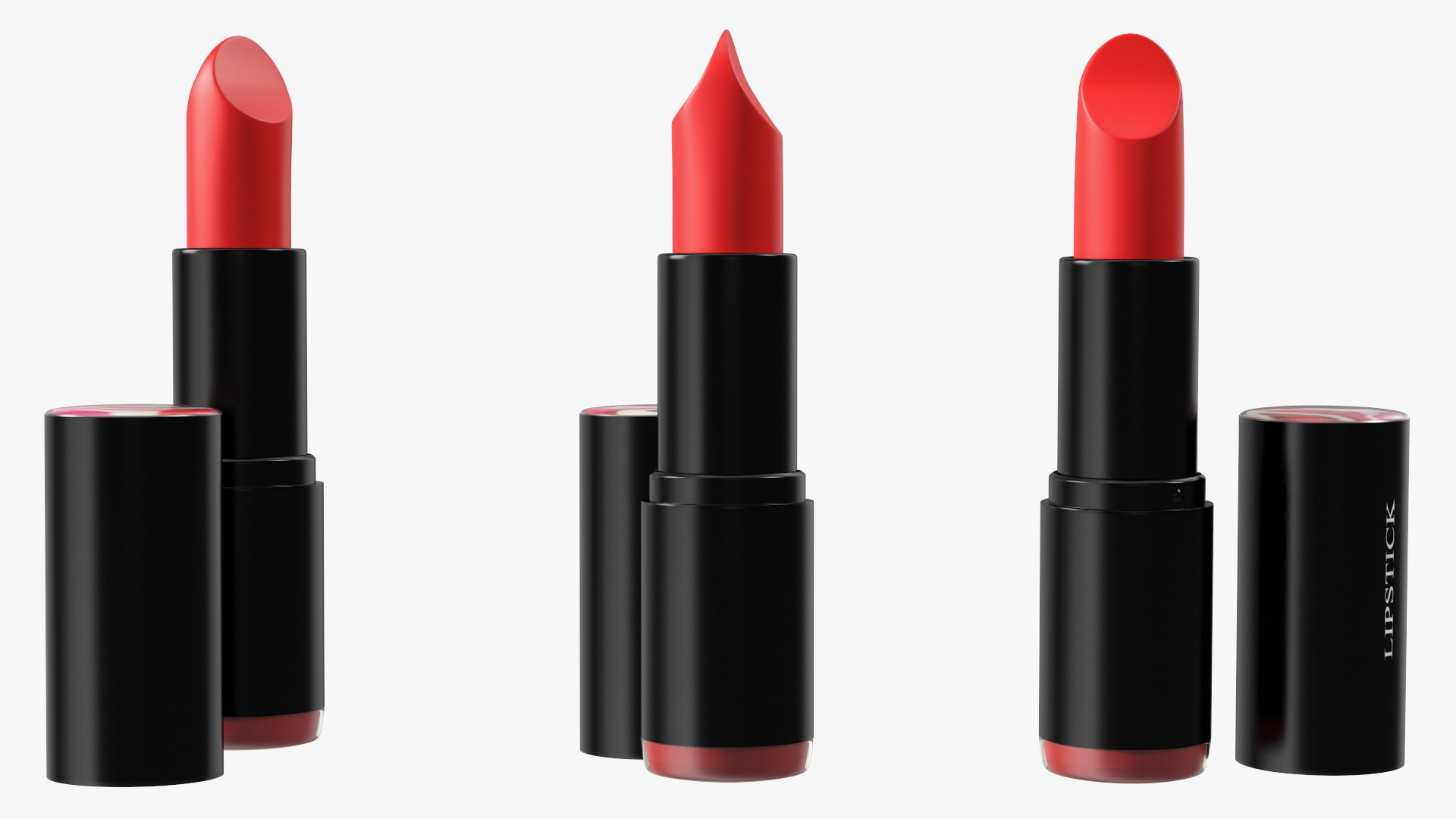 Round Lipstick Red 3D Model - TurboSquid 2146553