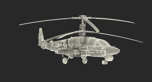 Kamov ka52 black shark 3D model - TurboSquid 1191585