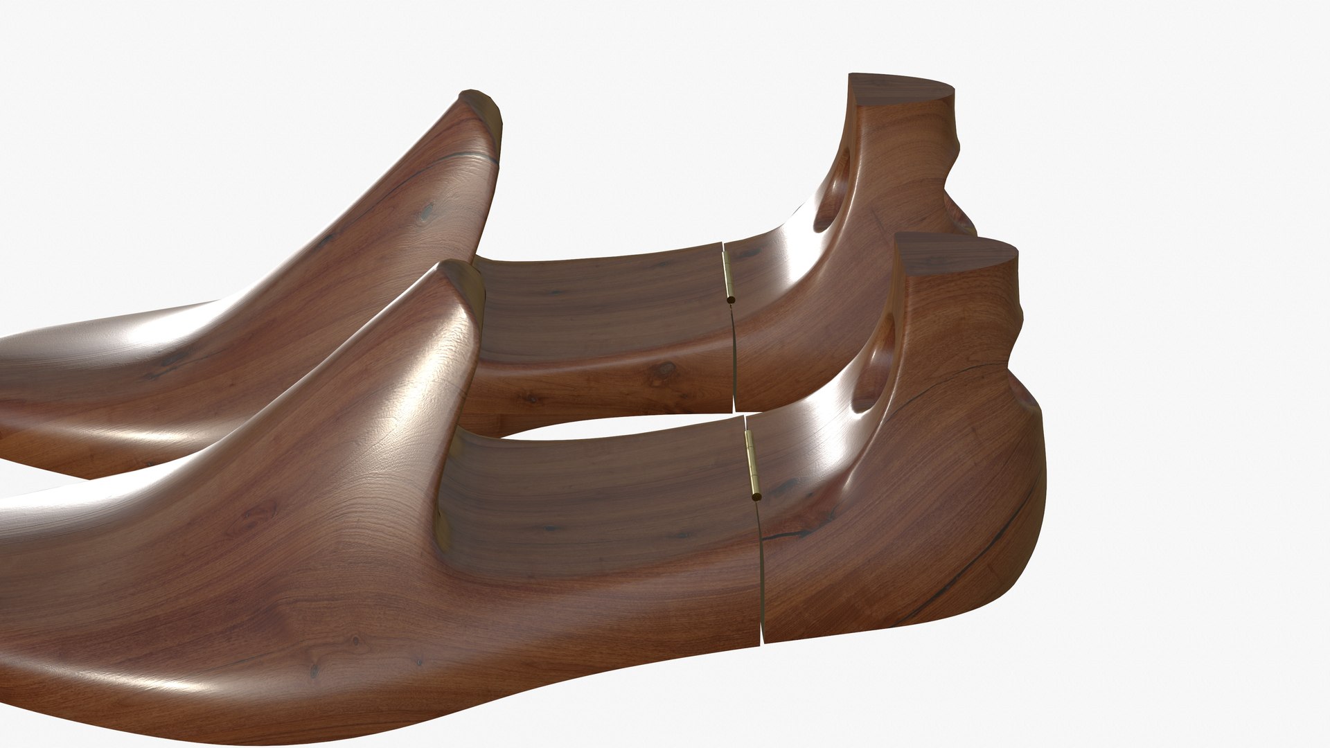 3D Model Realistic Wooden Shoe Last Fashion - TurboSquid 1937366