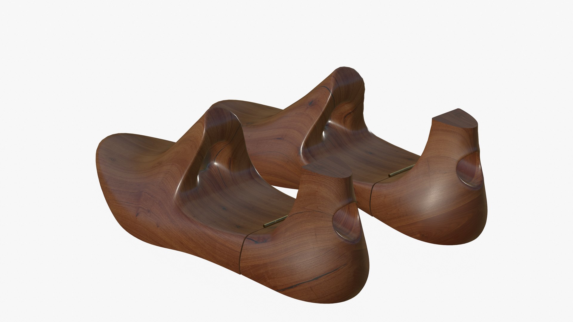 3D Model Realistic Wooden Shoe Last Fashion - TurboSquid 1937366
