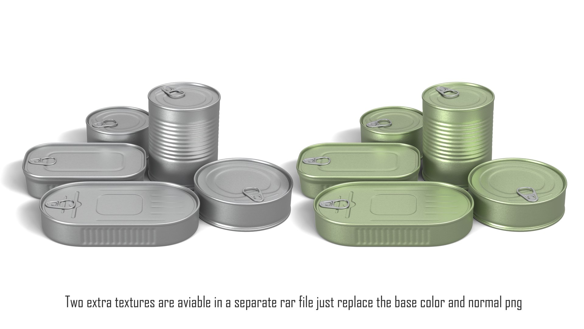 3D Tin Cans Collection - TurboSquid 2366509