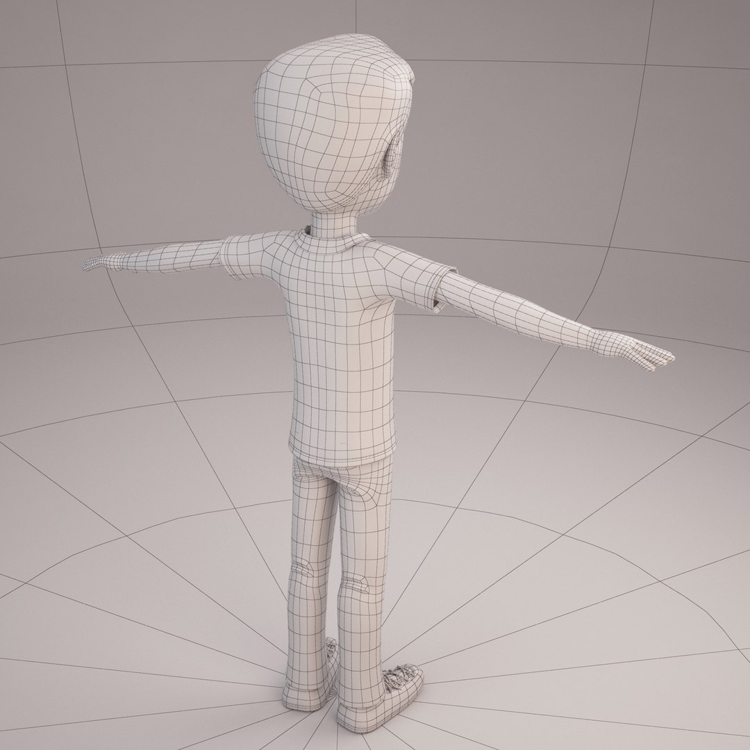 3d Man Cartoon