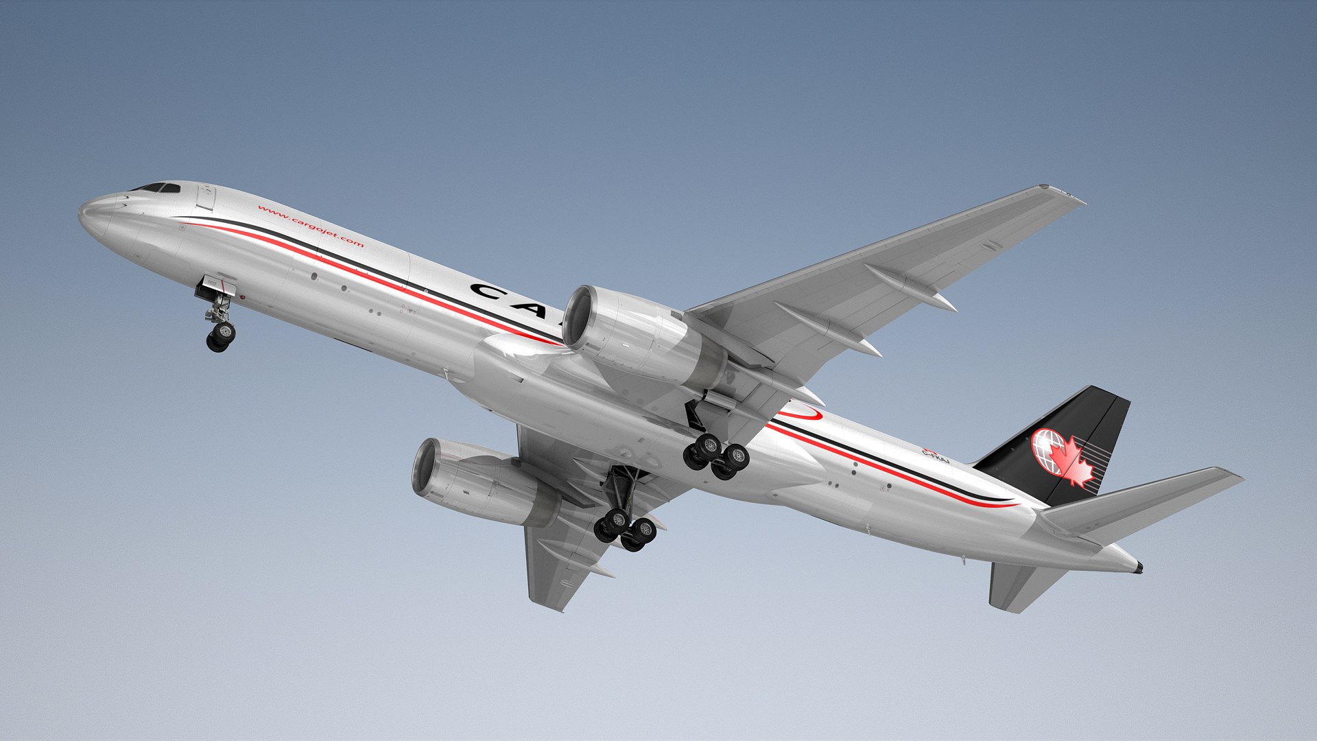 3D Boeing 757-200PCF Cargojet - TurboSquid 2185886