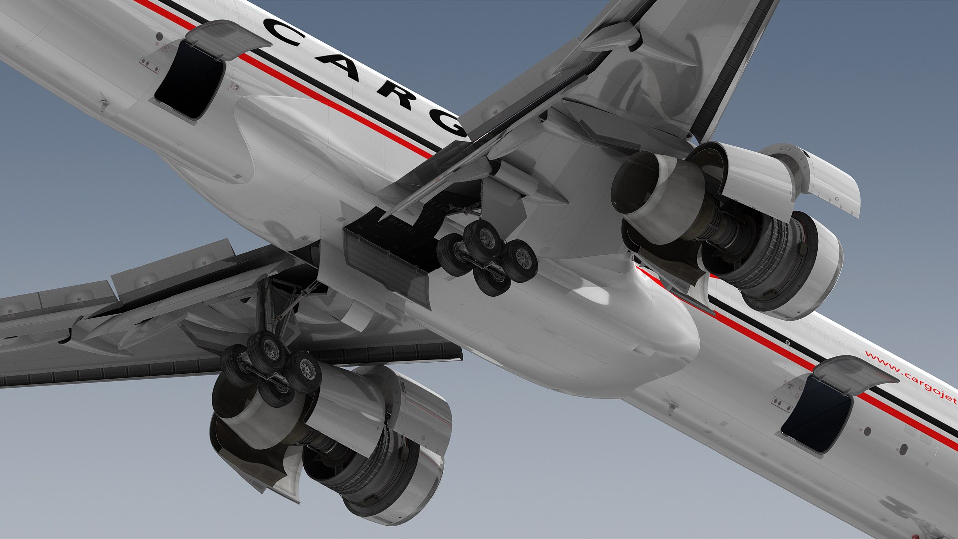 3D Boeing 757-200PCF Cargojet - TurboSquid 2185886