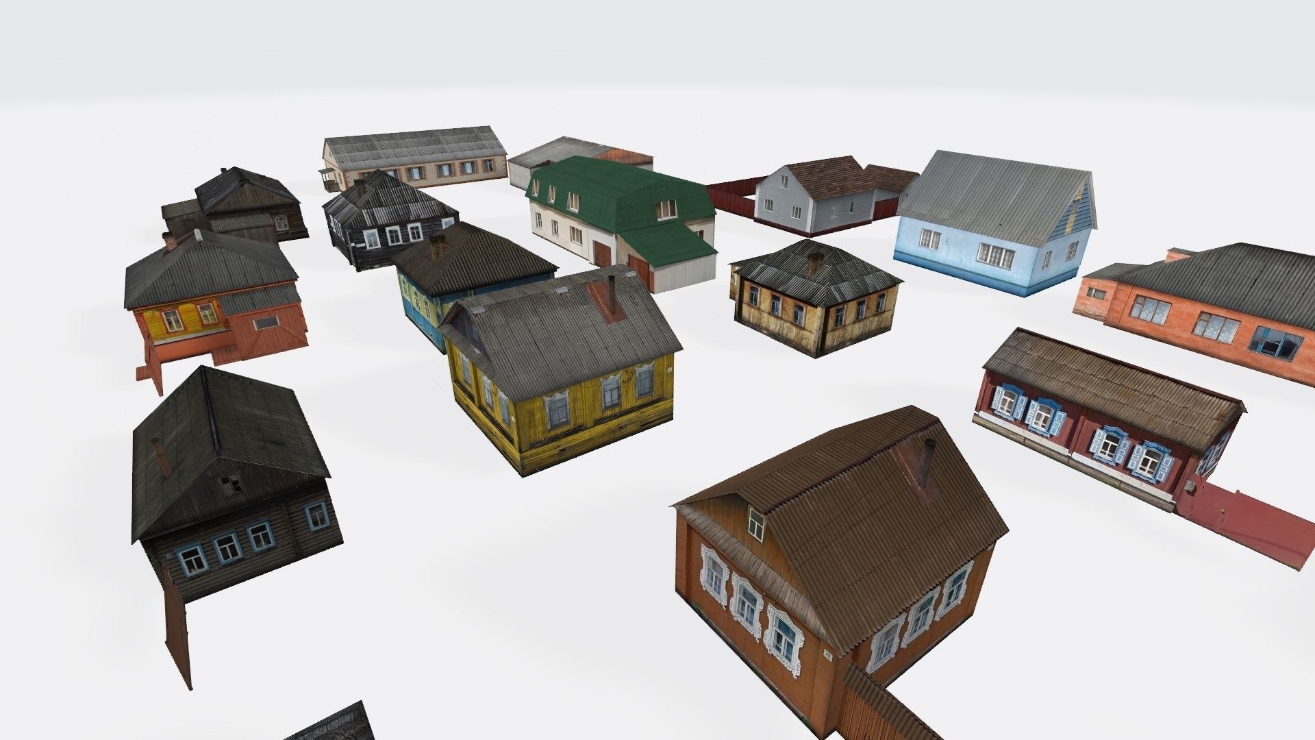 3D Village House Pack - TurboSquid 1742955