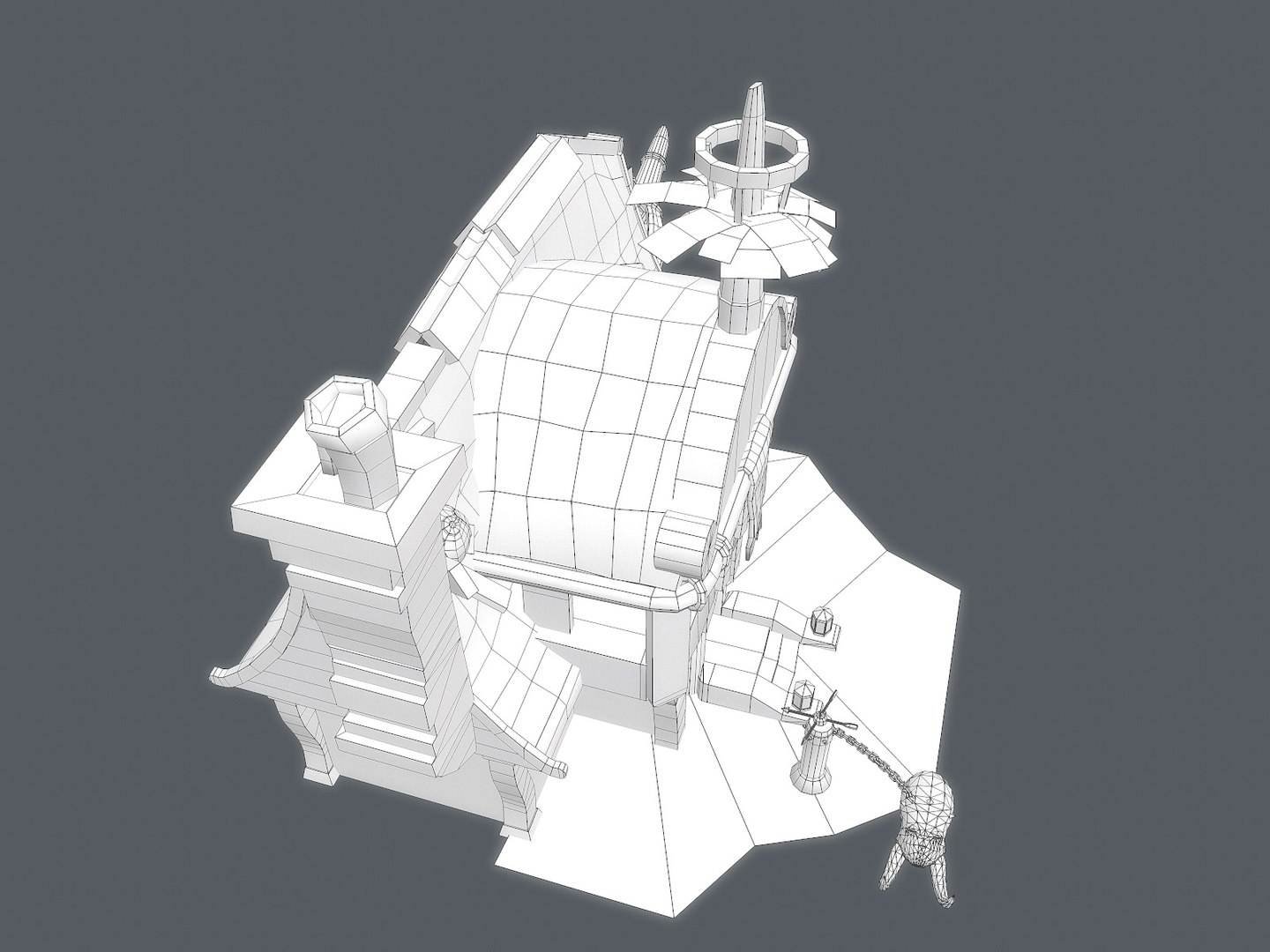 Stylized Pirate House Max