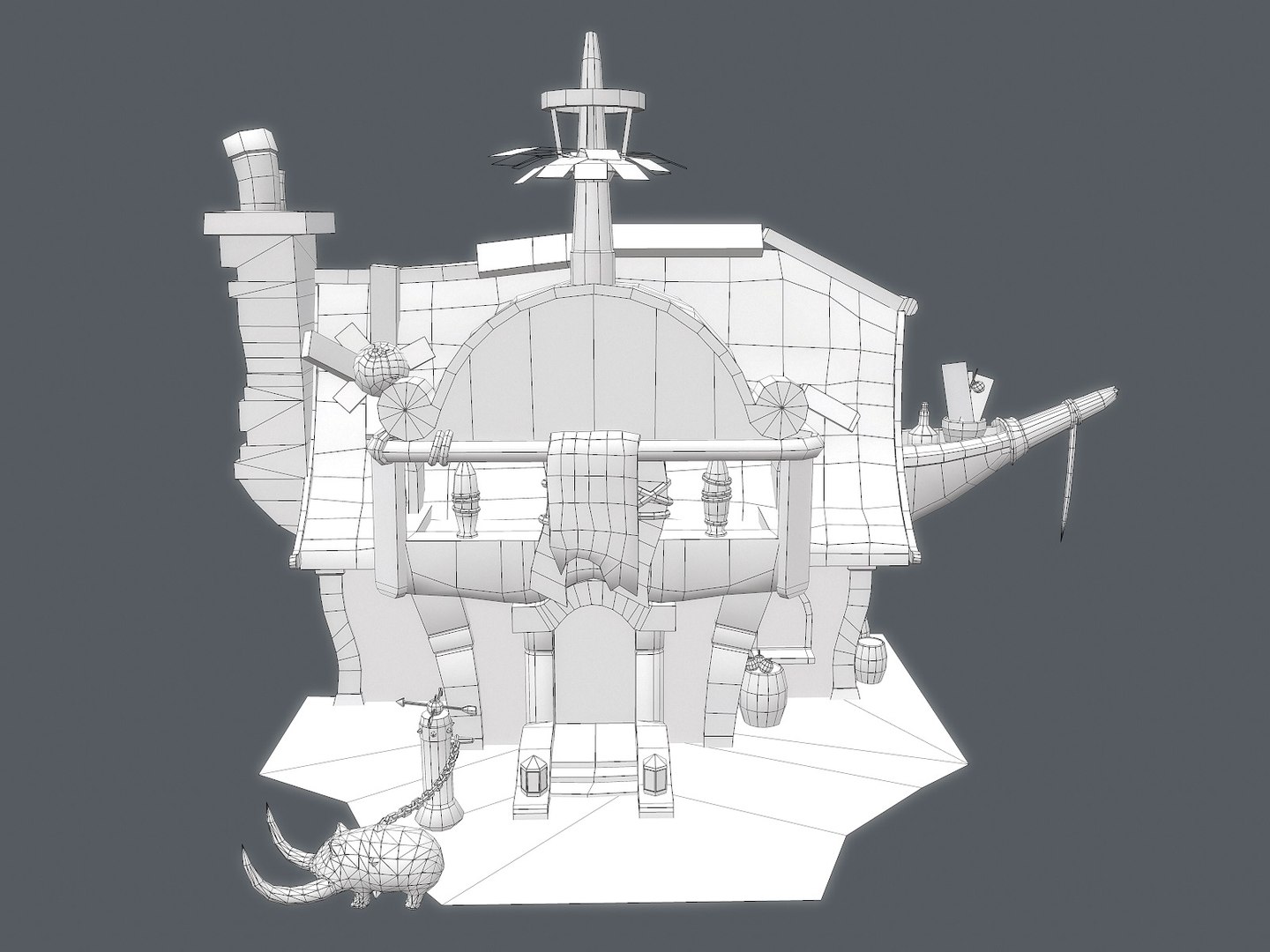 stylized pirate house max