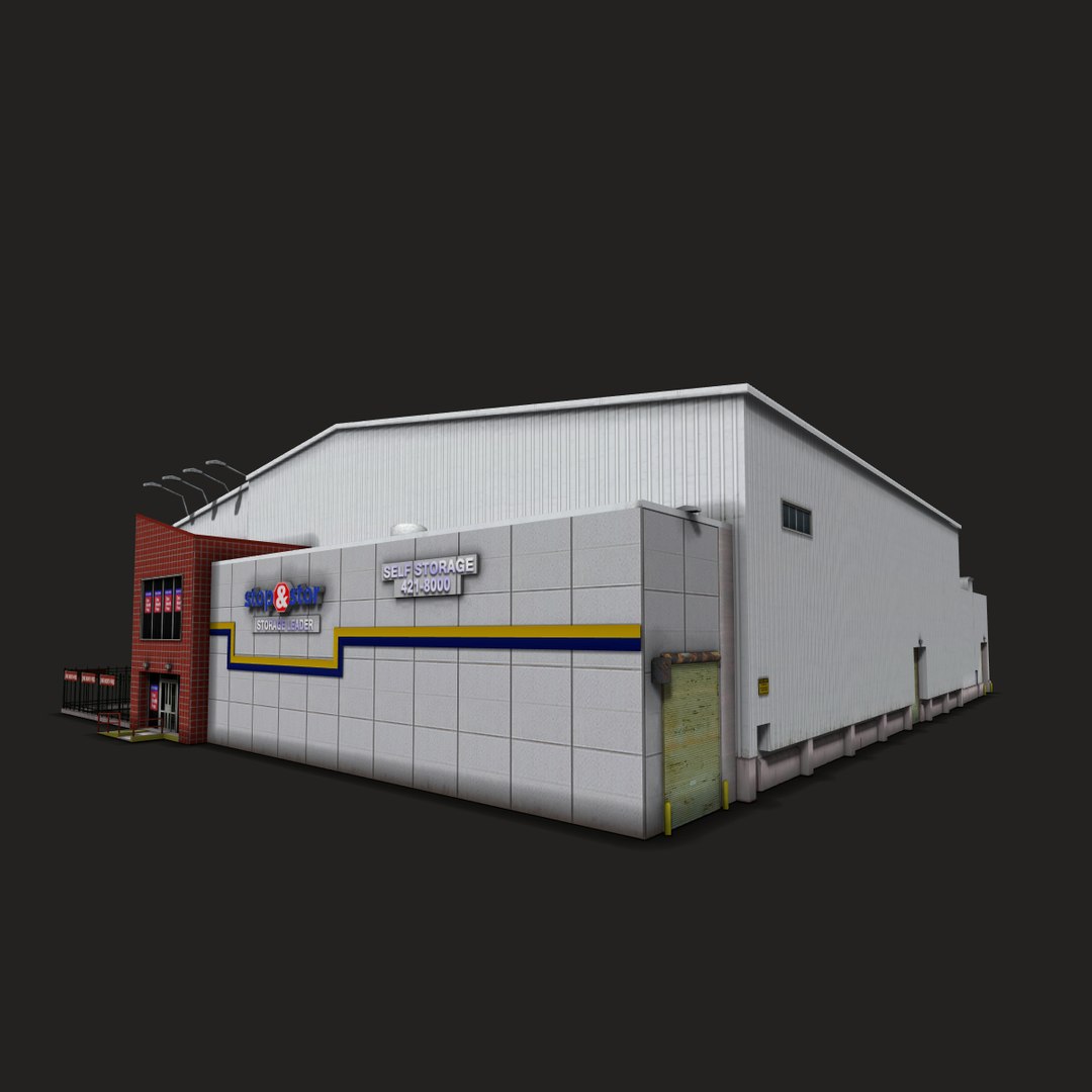 3d Model Warehouse Storage