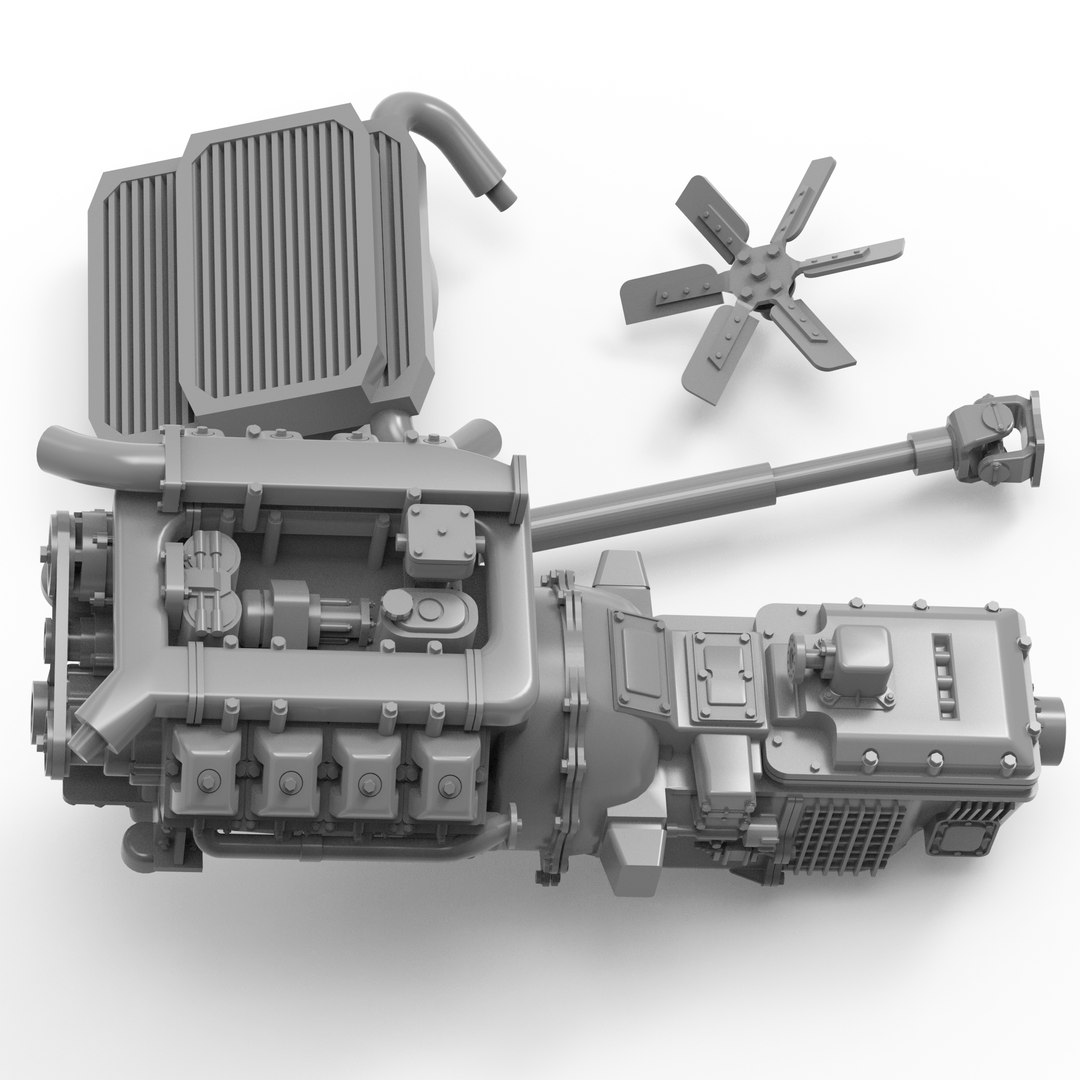 Engine Kamaz 3D - TurboSquid 2252644
