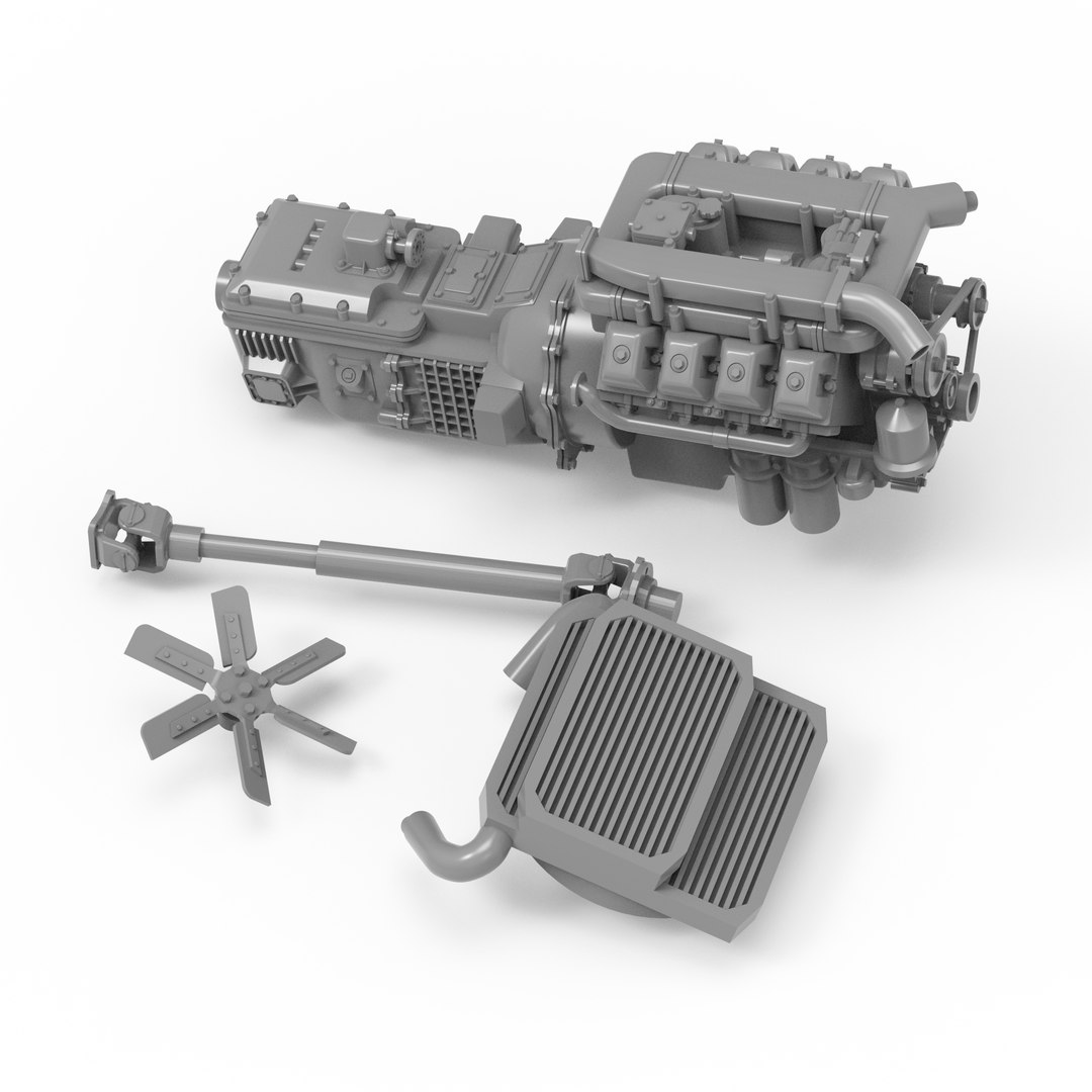 Engine Kamaz 3D - TurboSquid 2252644