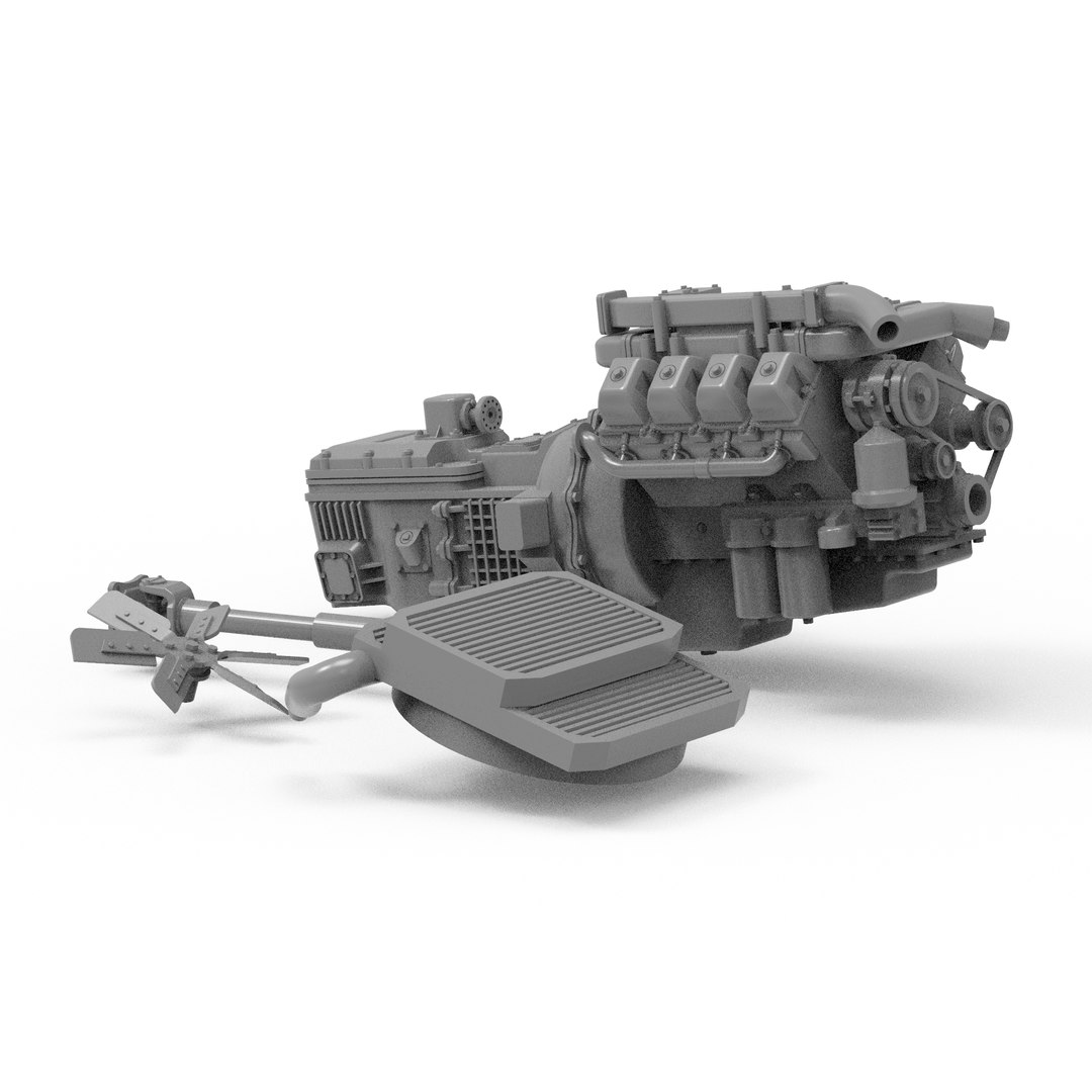 Engine Kamaz 3D - TurboSquid 2252644