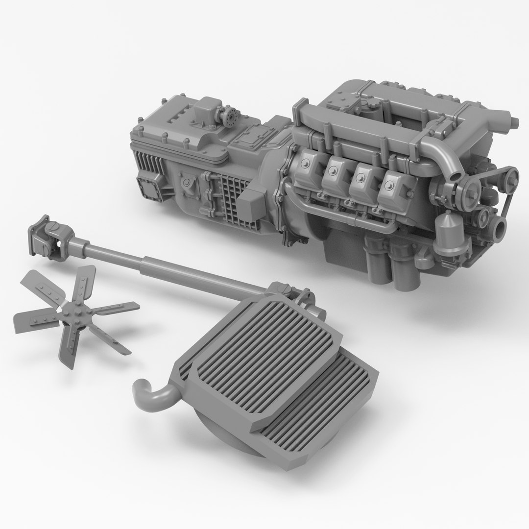 Engine Kamaz 3D - TurboSquid 2252644