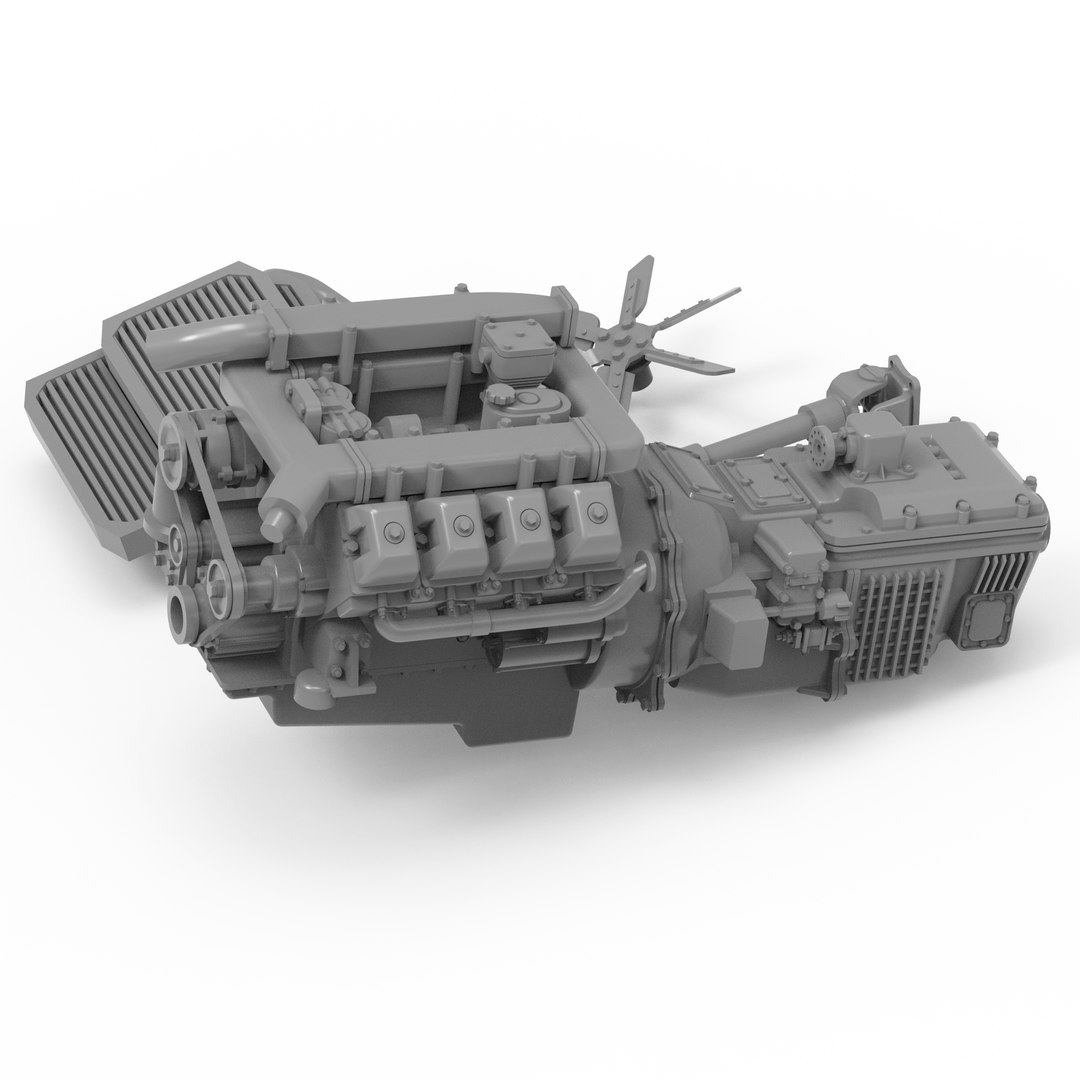 Engine Kamaz 3D - TurboSquid 2252644