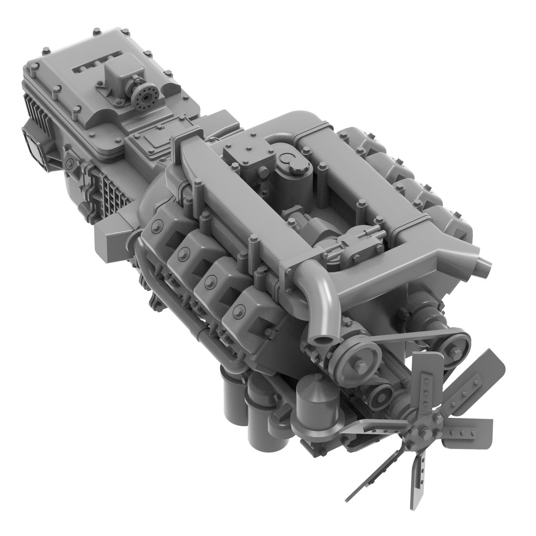 Engine Kamaz 3D - TurboSquid 2252644