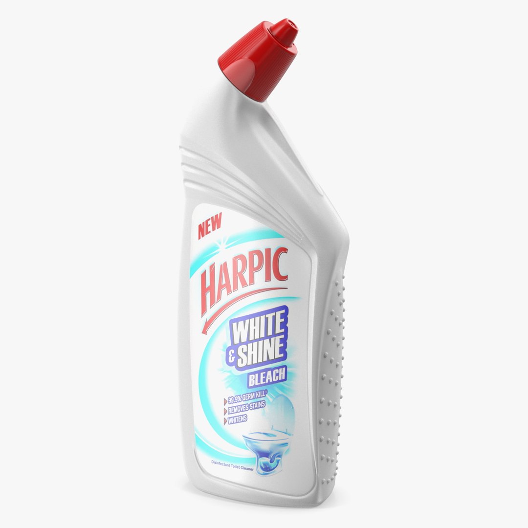 Harpic White Toilet Cleaner 3D - TurboSquid 2054419