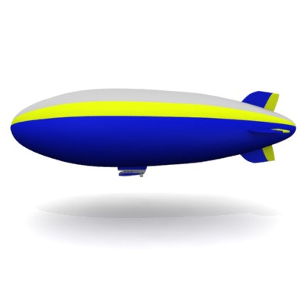 3d balloons blimps ballons model