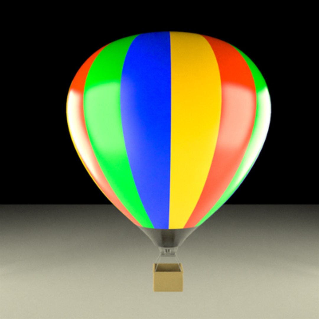 3d balloons blimps ballons model