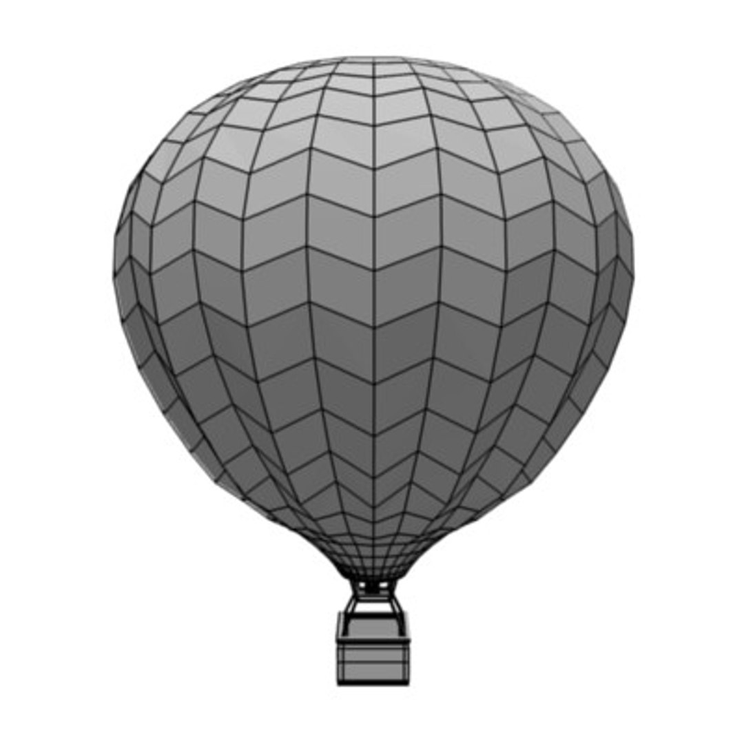 3d balloons blimps ballons model