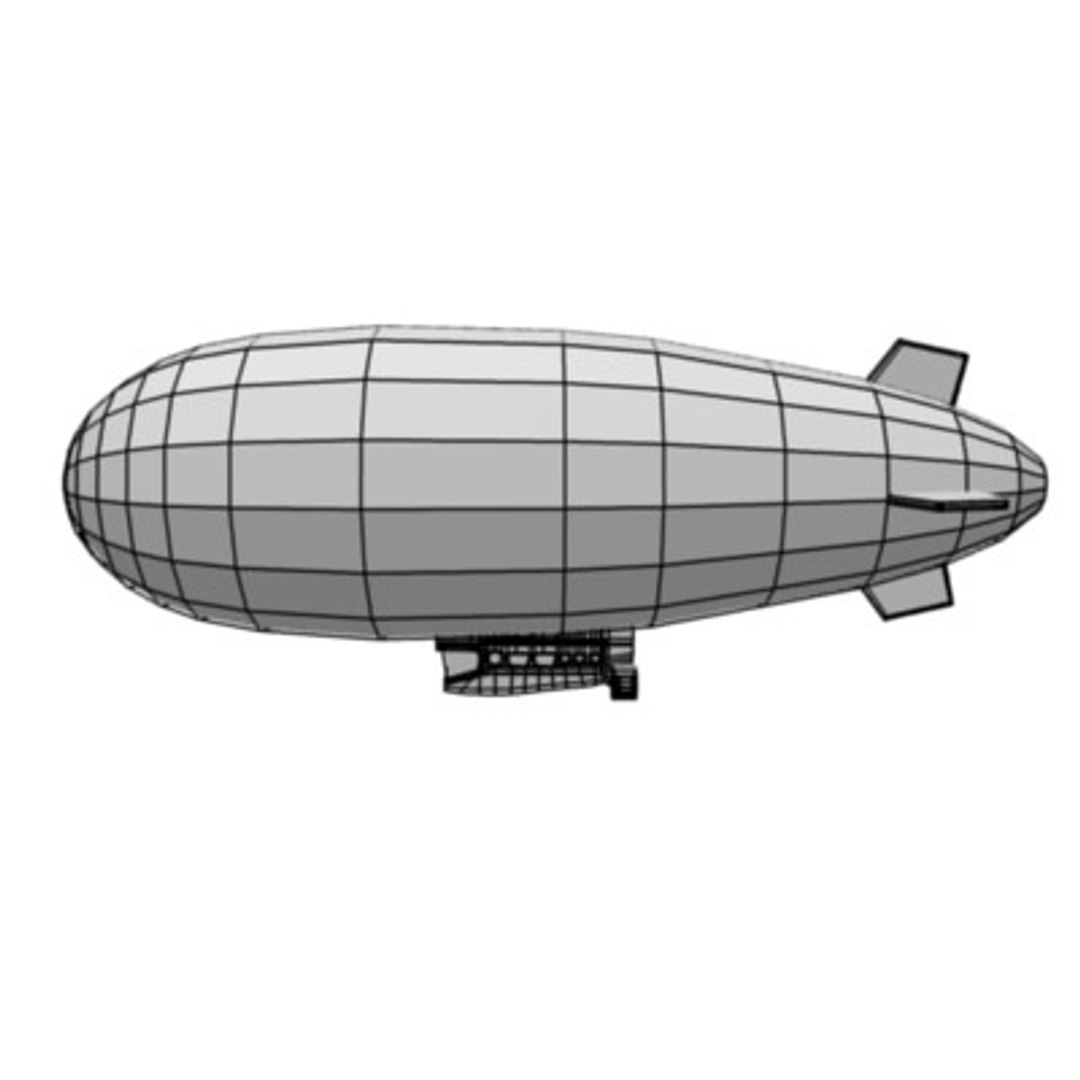 3d balloons blimps ballons model