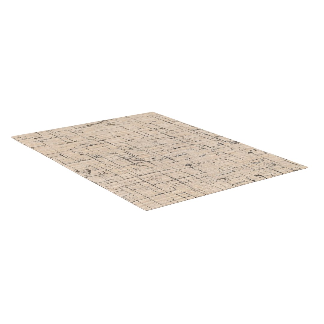 3D Model VAARINI HAND-KNOTTED WOOL And SILK RUG - TurboSquid 1962965