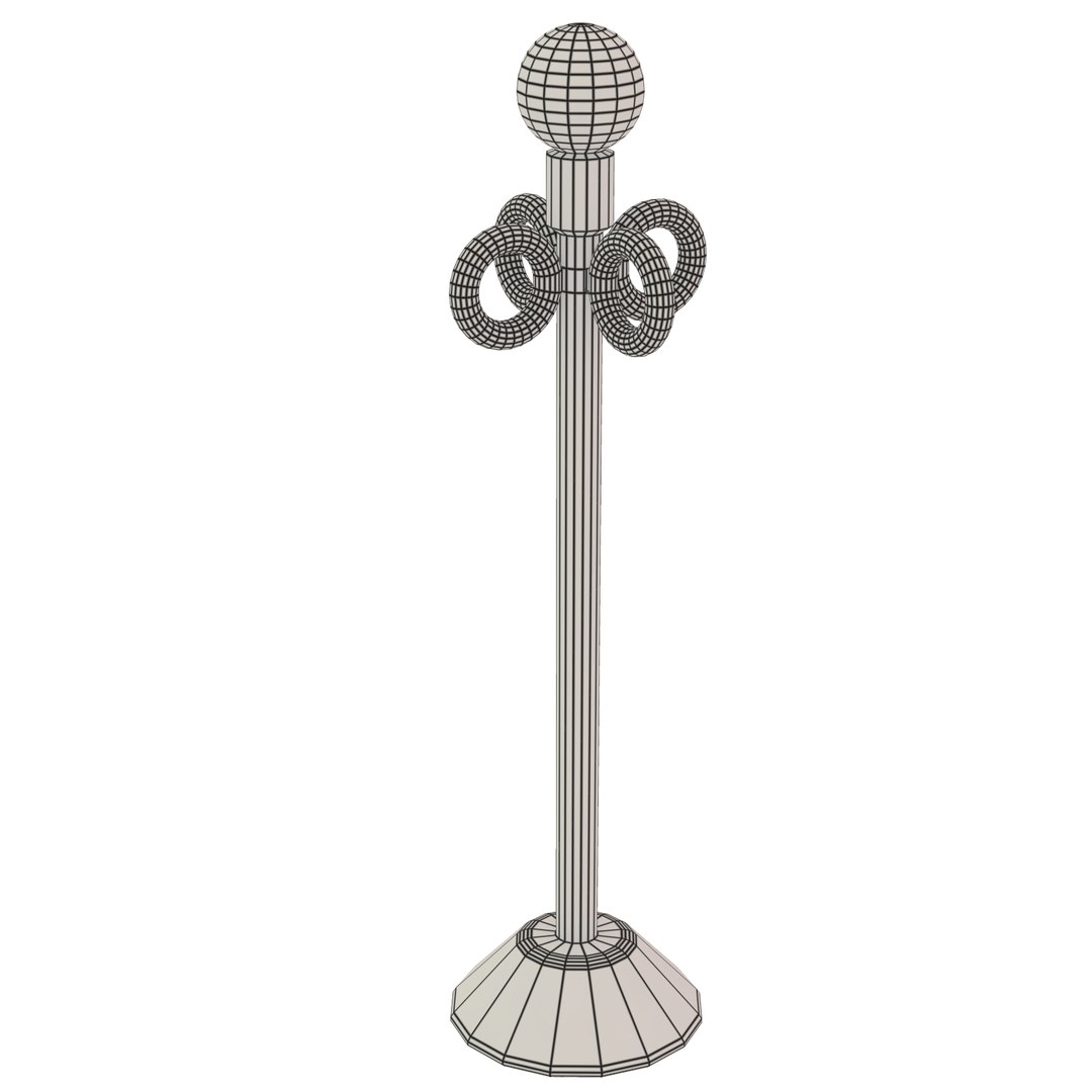 3d Model Line Guides Stanchions