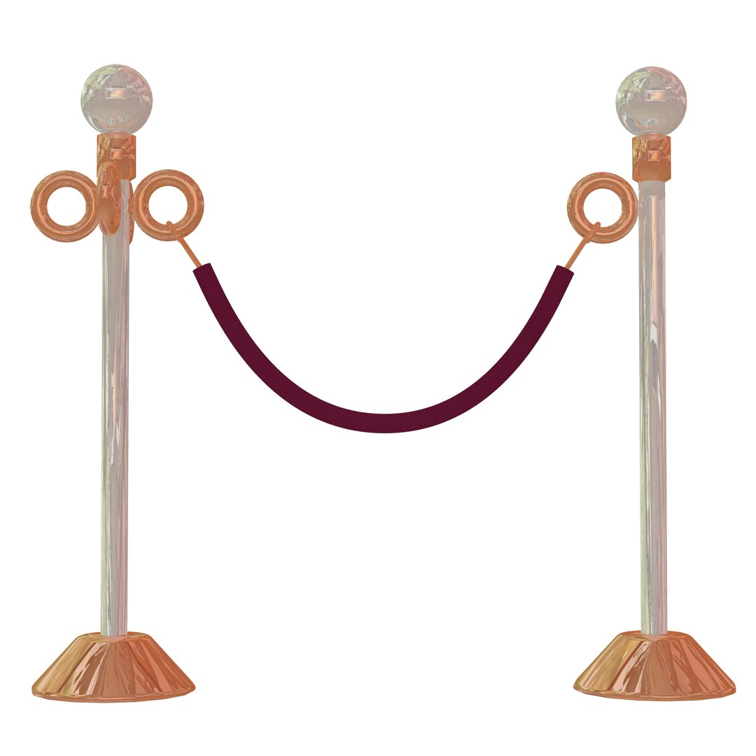 3d Model Line Guides Stanchions