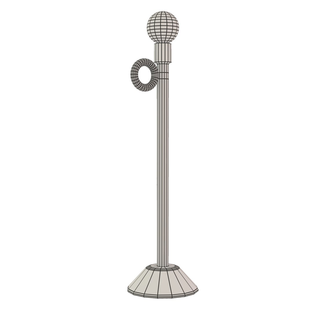 3d Model Line Guides Stanchions