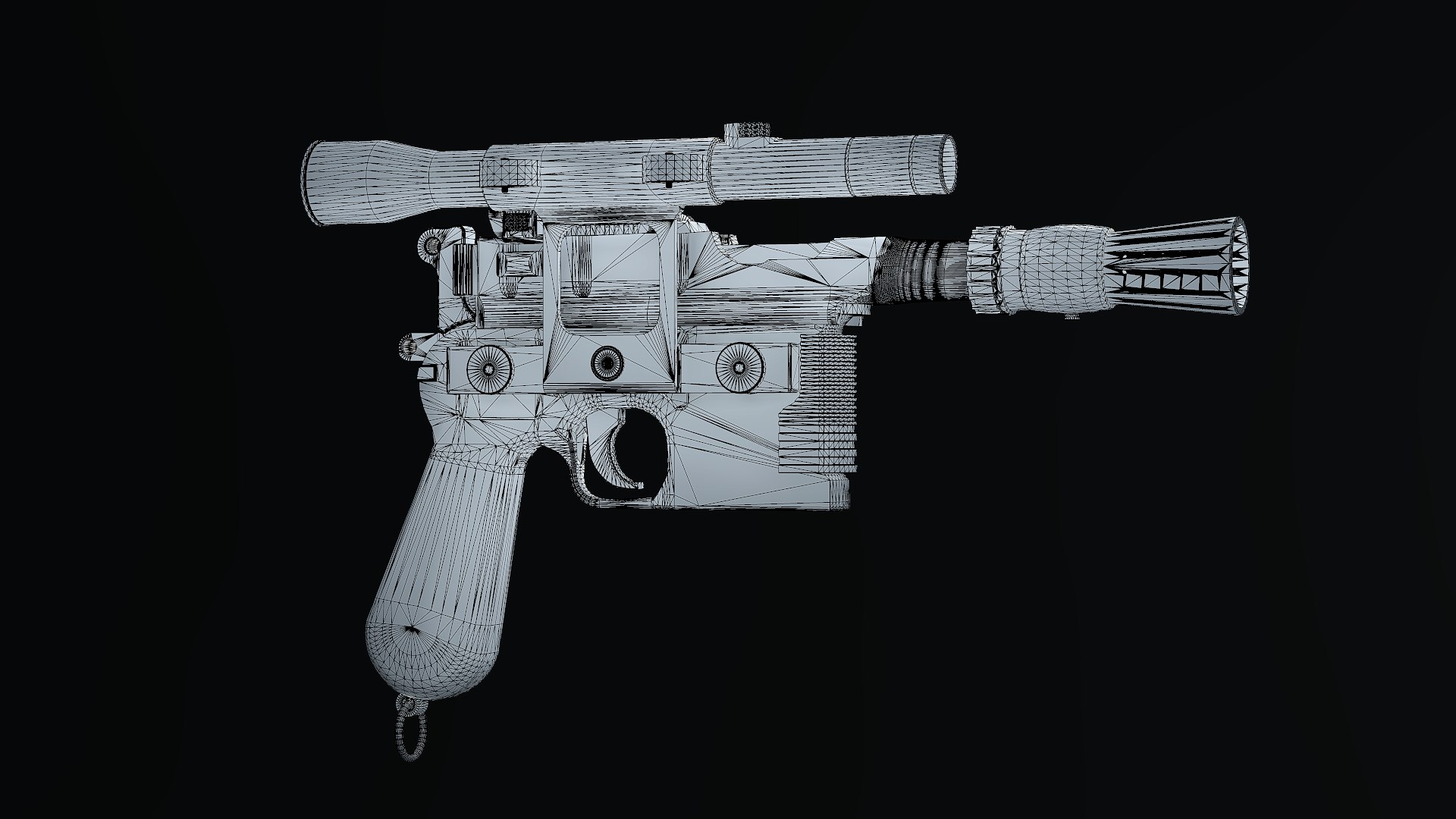 DL-44 Blaster Pistol 3D Model - TurboSquid 1777623