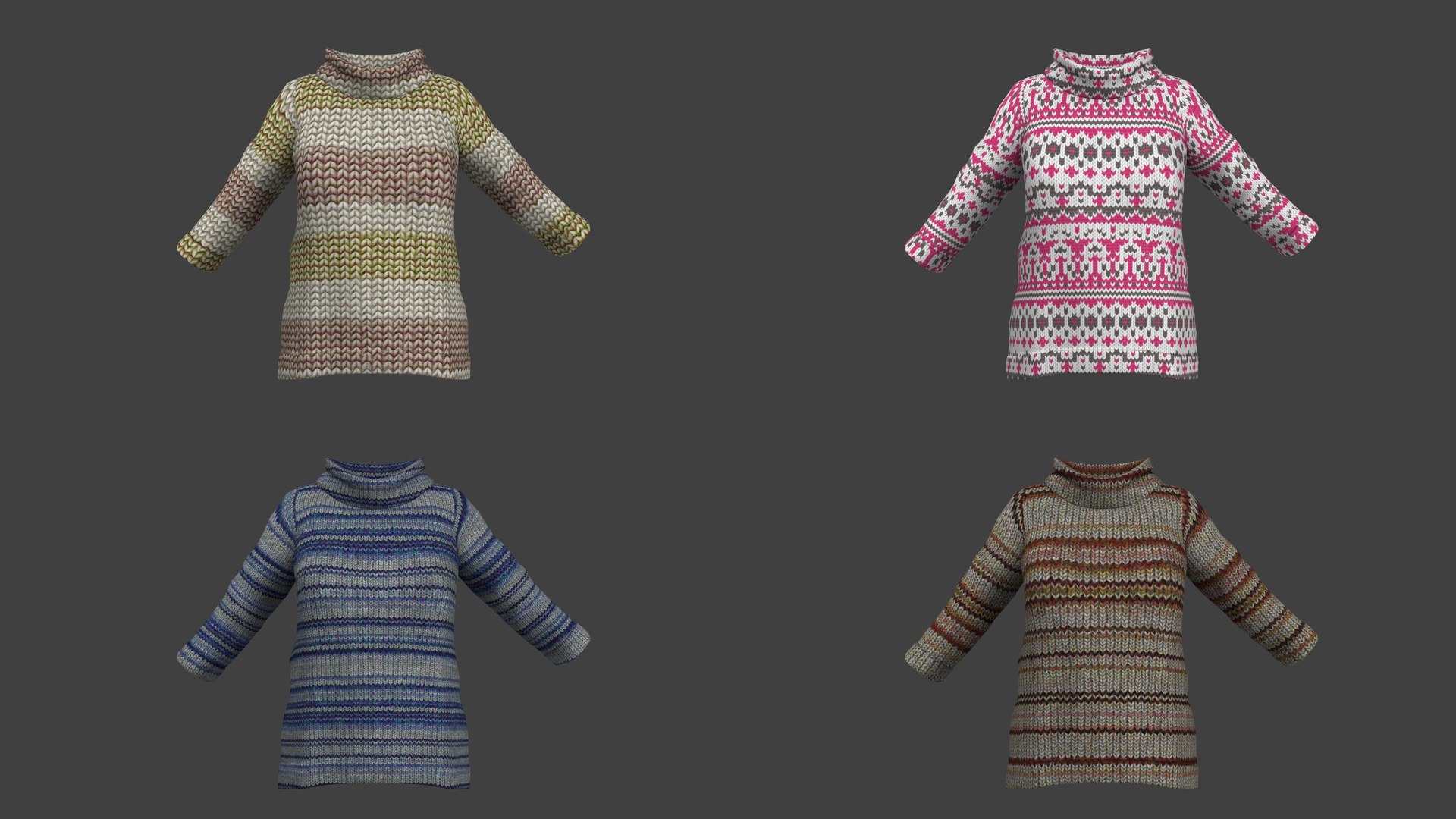 3d Model Clothes Rigged Girl