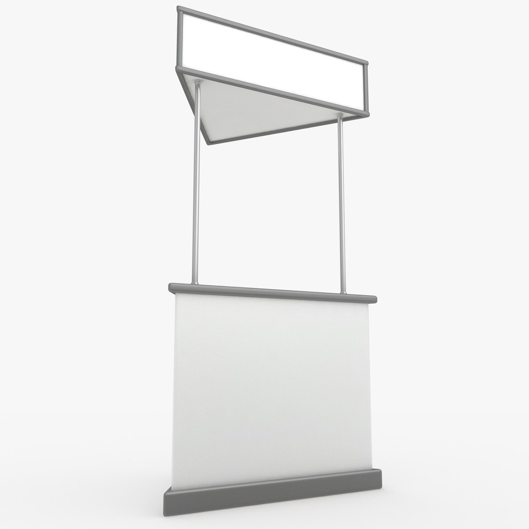 3d model trade stand 4