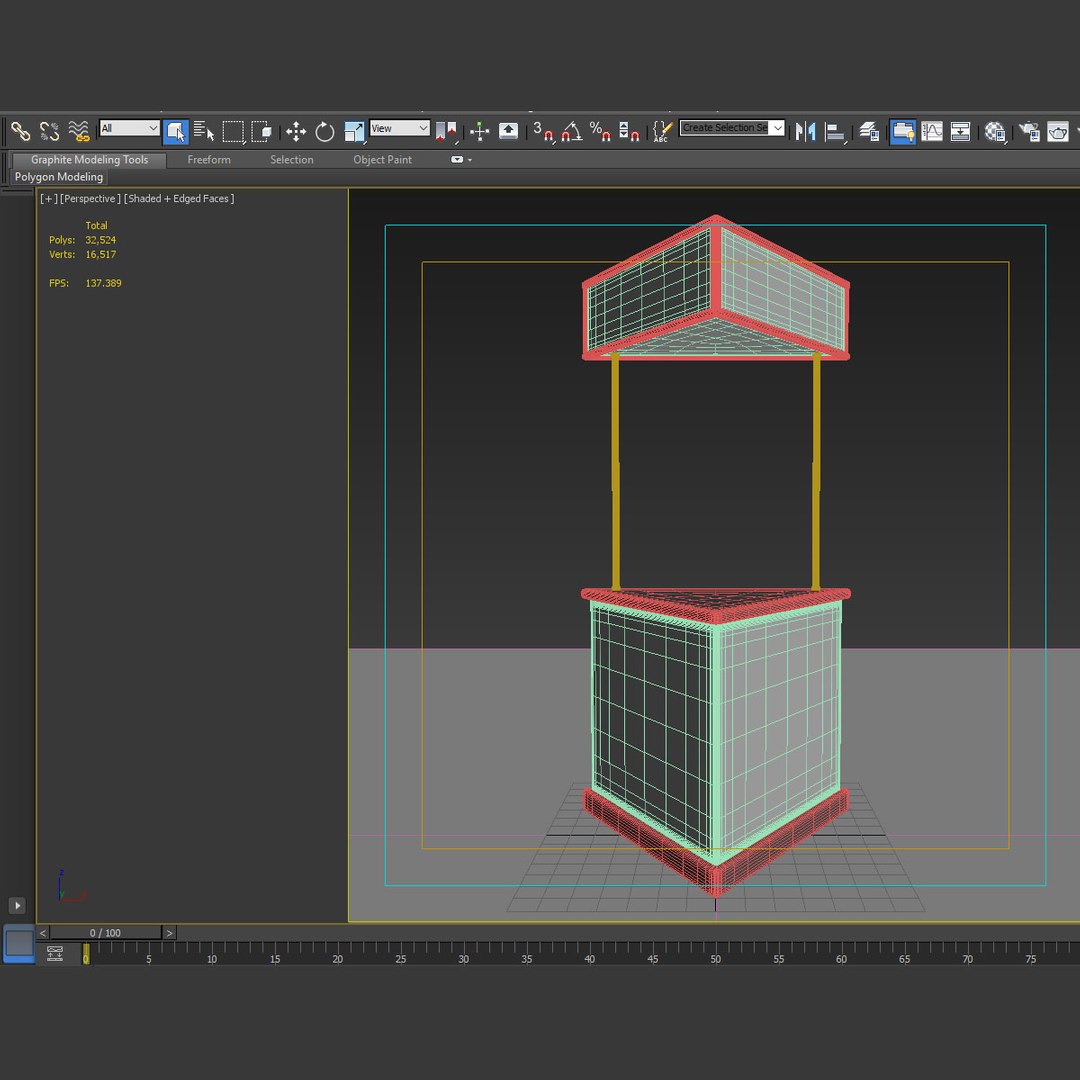 3d model trade stand 4